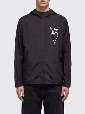 Y3 Hooded Jacket With Graphic Print