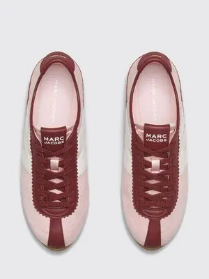 Marc Jacobs The 400 Bleecker Runner Bi Leather And Suede Sneakers - Pink