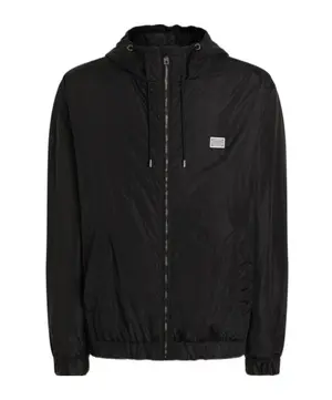 Dolce & Gabbana Dolce Gabbana Logo Tag Hooded Jacket