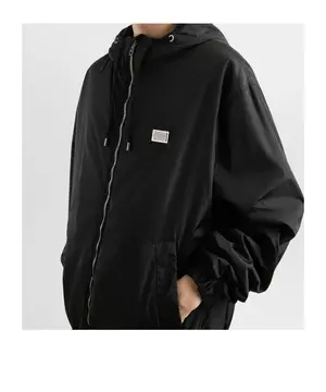 Dolce & Gabbana Dolce Gabbana Logo Tag Hooded Jacket