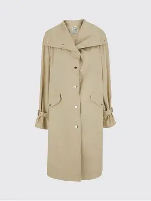 TOTEME Relaxed Fit Knee-length Organic Cotton Trench Coat - Beige