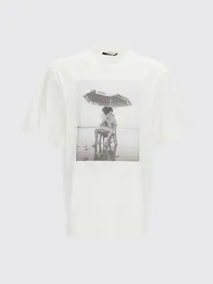 Jacquemus Graphic Print Organic Cotton And Hemp T-shirt With Dropped Shoulders