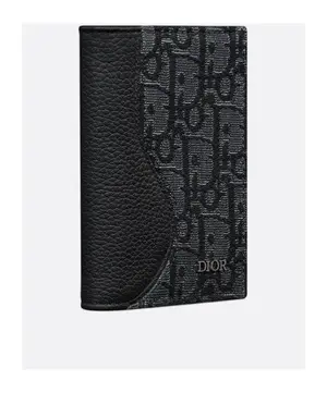 Dior Saddle Vertical Bifold Card Holder