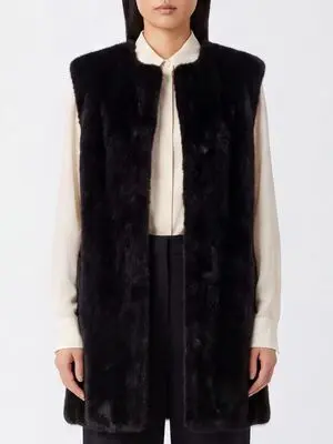 Herno Faux Fur Vests For Women