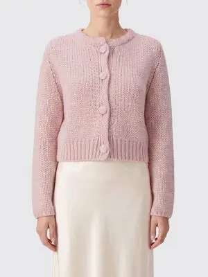 FORTE_FORTE Silk, Mohair And Cashmere Blend Crewneck Cardigan - Milk