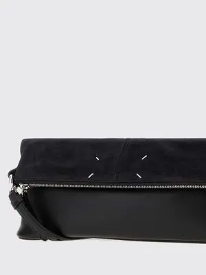MAISON MARGIELA 5ac Calfskin And Suede Clutch