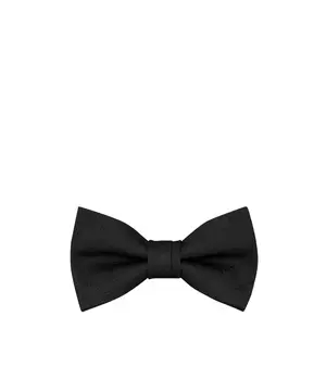 Dior Cd Icon Lily Of The Valley Bow Tie - Black