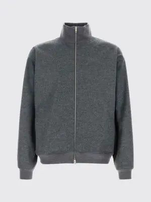 JIL SANDER Water-repellent Wool Knit Bomber Jacket - Blue