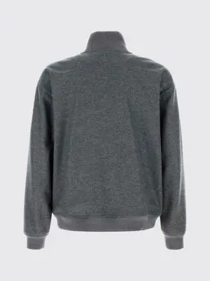 JIL SANDER Water-repellent Wool Knit Bomber Jacket - Blue