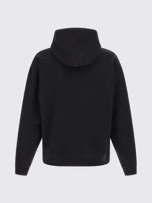 Dsquared2 Cotton Hoodie With Printed Logo And Dropped Shoulders