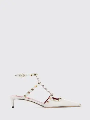 Valentino Garavani Studded Heeled Shoes - White