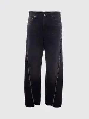 HAIKURE Wash Zipper Detailed Jeans