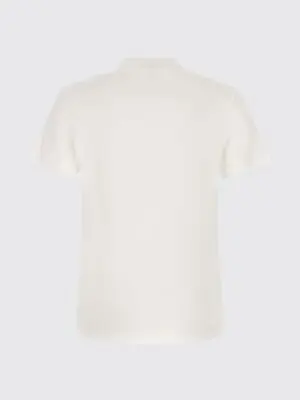 Versace Slim Fit Cotton T-shirt With Medusa Graphic Print - White
