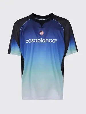 Casablanca Polyester Crewneck T-shirt With Abstract Graphic Print