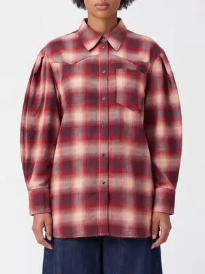 GANNI Shirt - Wine