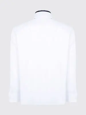 Sacai Slim Fit Classic Shirt In Cotton Blend With French Collar