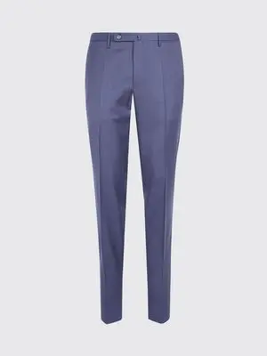 Incotex Slim Fit Chino Trousers In Pure Virgin Wool - Grey