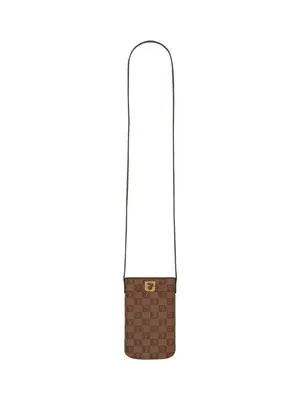 Gerard Darel Lady Monogram Phone Bag - Camel