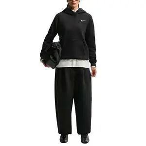 Nike Studio Fleece Medium Weight Hoodie - Total Black