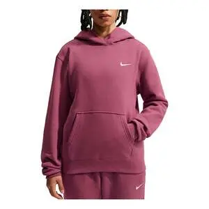 Nike Studio Fleece Hoodie - Pink Smoke