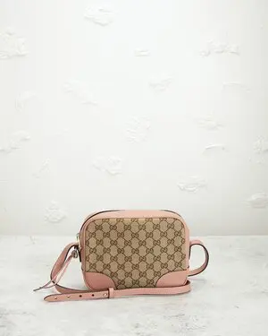 FWRD RENEW Gucci Mini Bree Messenger Bag - Pink