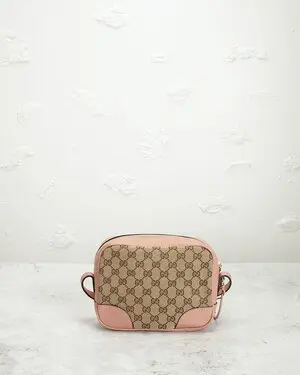 FWRD RENEW Gucci Mini Bree Messenger Bag - Pink