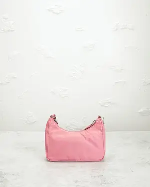 FWRD RENEW Prada Re-edition 2005 Re-nylon Shoulder Bag - Pink