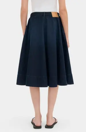 ALIGNE Lana Denim Midi Skirt