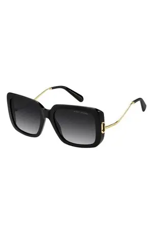 Marc Jacobs 57mm Gradient Square Sunglasses