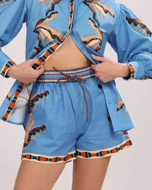 Las Surenas Short Bali Tiger - Blue
