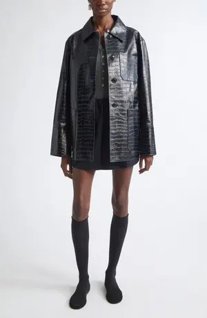 NACKIYE Montage Cotton Miniskirt