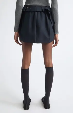 NACKIYE Montage Cotton Miniskirt