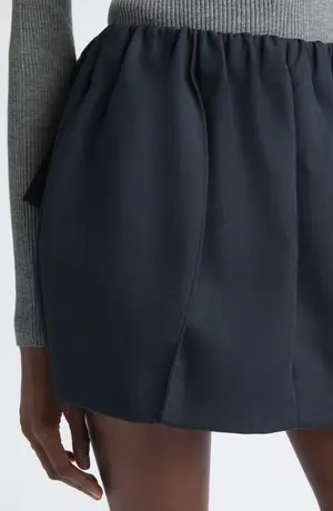 NACKIYE Montage Cotton Miniskirt