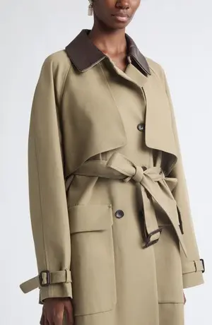 NACKIYE Cotton Trench Coat