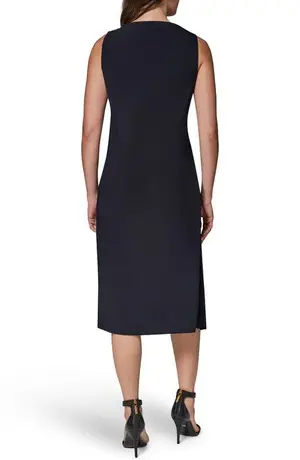 Donna Karan New York Hardware Waist Midi Dress