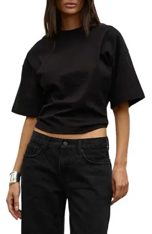 BAYSE Lex Cotton T-shirt - Black