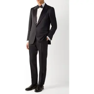 Zegna Wool And Mohair Tuxedo - Black