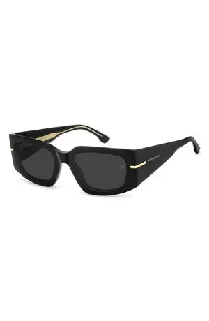 Victoria Beckham Vb 7018/s 53mm Rectangular Sunglasses