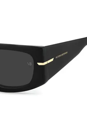 Victoria Beckham Vb 7018/s 53mm Rectangular Sunglasses