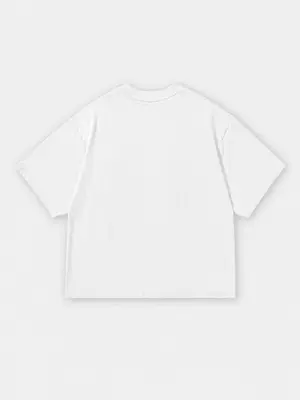 AELFRIC EDEN Heart Graphic Boxy Short Tee - White