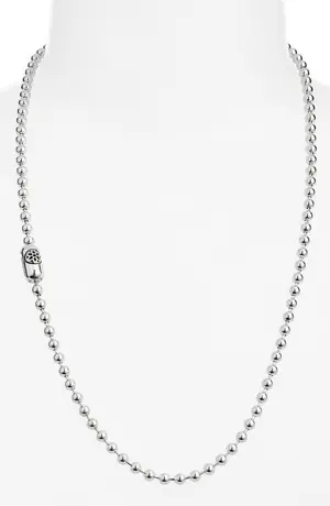 Good Art Hlywd Rosette Poplock Ball Chain Necklace