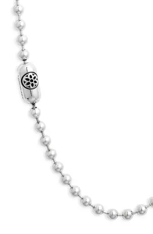 Good Art Hlywd Rosette Poplock Ball Chain Necklace