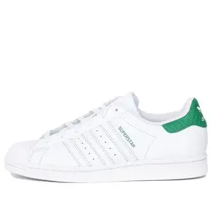 Adidas Superstar 'white Green Embossed - Cloud White/cloud White/green