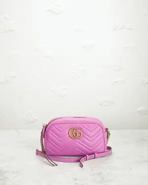 FWRD RENEW Gucci Gg Marmont Shoulder Bag - Candy Mousse