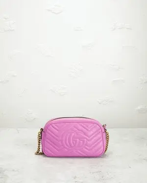 FWRD RENEW Gucci Gg Marmont Shoulder Bag - Candy Mousse