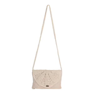 Roxy Chips And Guac Medium Crossbody Bag - Egret