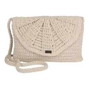 Roxy Chips And Guac Medium Crossbody Bag - Egret
