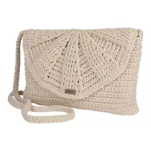 Roxy Chips And Guac Medium Crossbody Bag - Egret