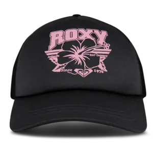 Roxy Trucker Cap With Printed Graphic - Anthracite