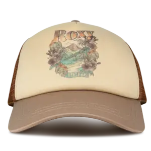 Roxy Trucker Cap With Printed Graphic - Brownie